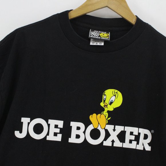 Joe Boxer | Shirts | Vintage Joe Boxer Ft Warner Bros Mens Black Tweety ...